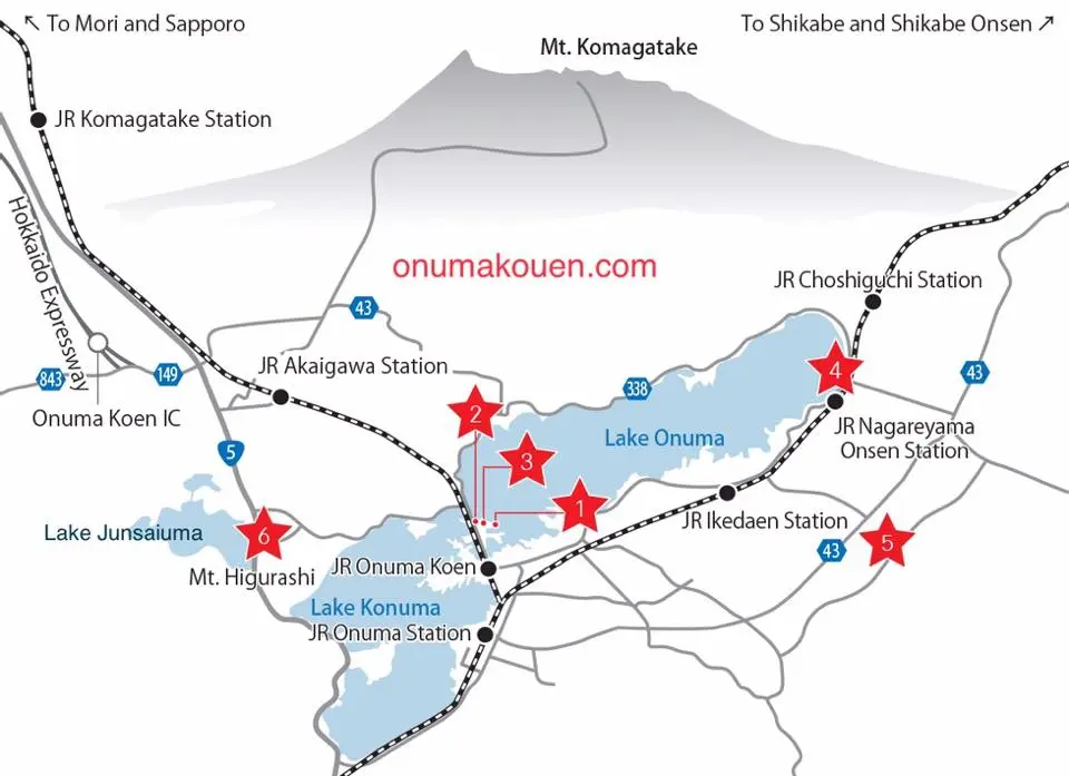 Nares ญี่ปุ่น ฮอกไกโด อุทยานแห่งชาติกึ่งสาธารณะอรอุมา (Onuma Quasi ...