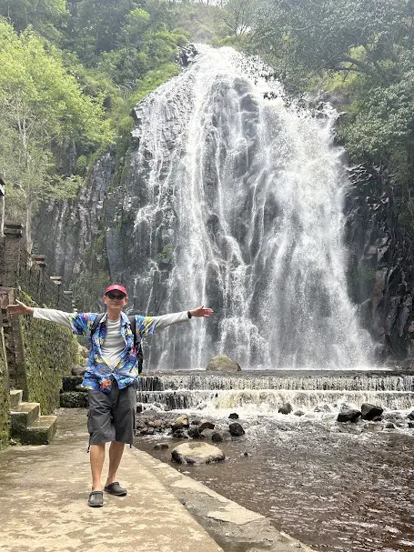เที่ยวอินโดนีเซีย สุมาตราเหนือ ภูเขาไฟโทบา น้ำตกเอฟราตา (Efrata Waterfall) - iok2u.com