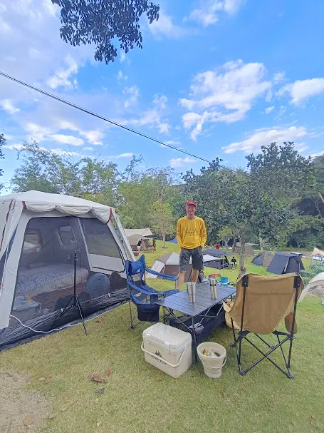 เที่ยวสระบุรี แก่งคอย ลานกางเต็นท์ The Memory Camp ท่ามะปราง - iok2u.com