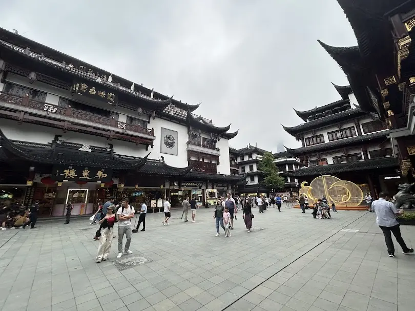 เที่ยวจีน เซี่ยงไฮ้ สวนอวี้หยวน Jiuqu Bridge - iok2u.com