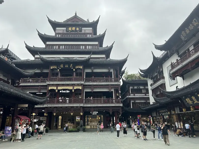 เที่ยวจีน เซี่ยงไฮ้ สวนอวี้หยวน Jiuqu Bridge - iok2u.com