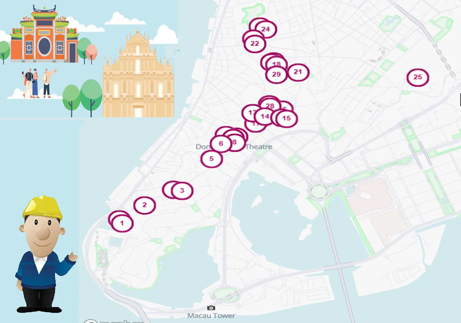 เที่ยวจีน มาเก๊า แหล่งมรดกโลก 01 วัดอาม่า (A-Ma Temple) - iok2u.com