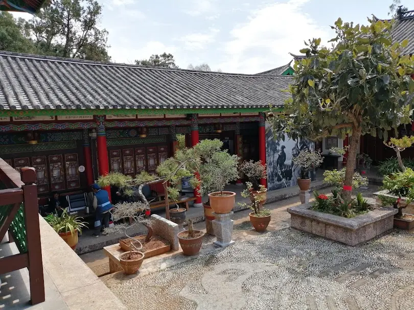 เที่ยวจีน ยูนนาน ลี่เจียง สระมังกรดำ อาคารหวู่เฟิง (Fuguo Temple Wufeng ...