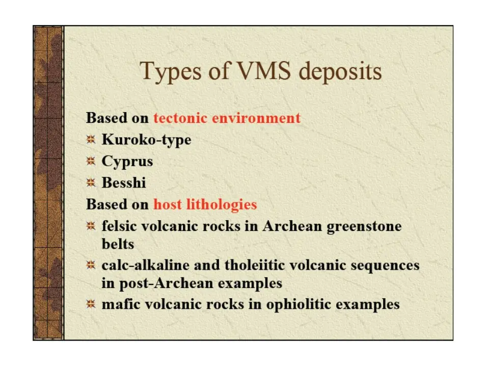 Waiyapot ep064 Volcanogenic Massive Sulfides (VMS.) การเกิดแหล่งแร่ ...