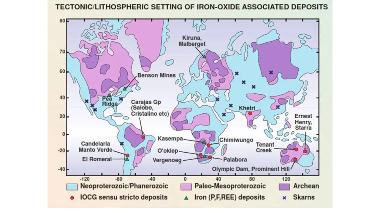 Waiyapot ep061 Iron Oxide Copper Gold (IOCG) deposits แหล่งแร่เหล็ก ...
