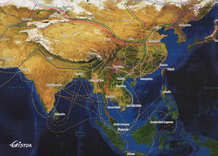 แหล่งมรดกโลก เอเชียตะวันออก จีน 2014 เส้นทางสายไหม เครือข่ายเส้นทางฉาง ...